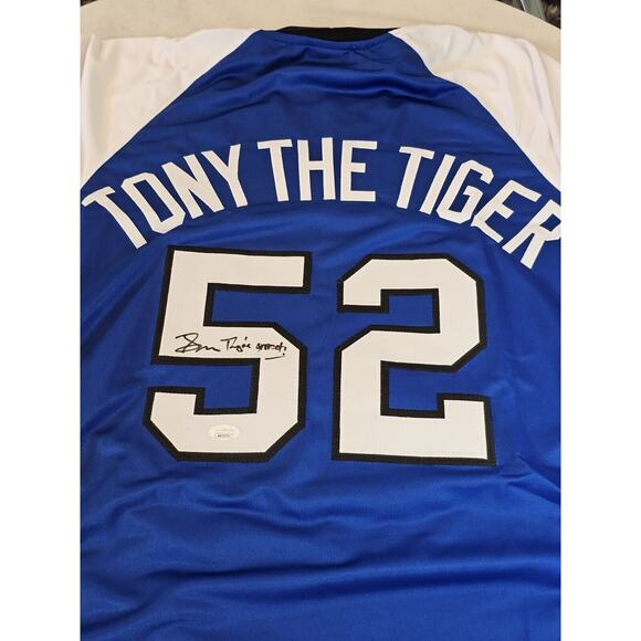 Shirts | Tony Daniels Autographedsigned Jersey Tony The Tiger Voice ...
